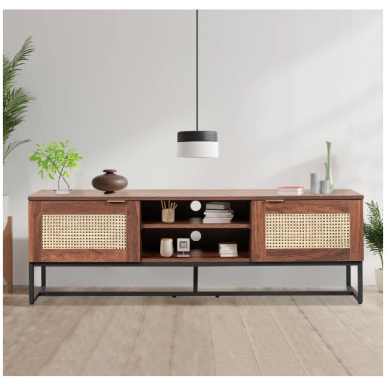 Mueble de TV akumal Rattan - Ratan - Grupo Microtec
